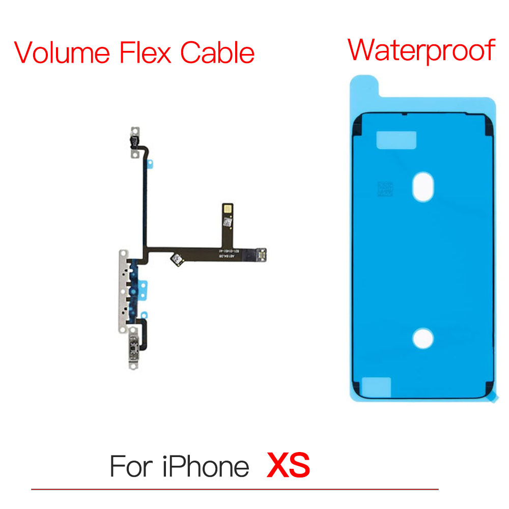 Volume Button Mute Switch Flex Cable Replacement For iPhone X XR XS Max ...