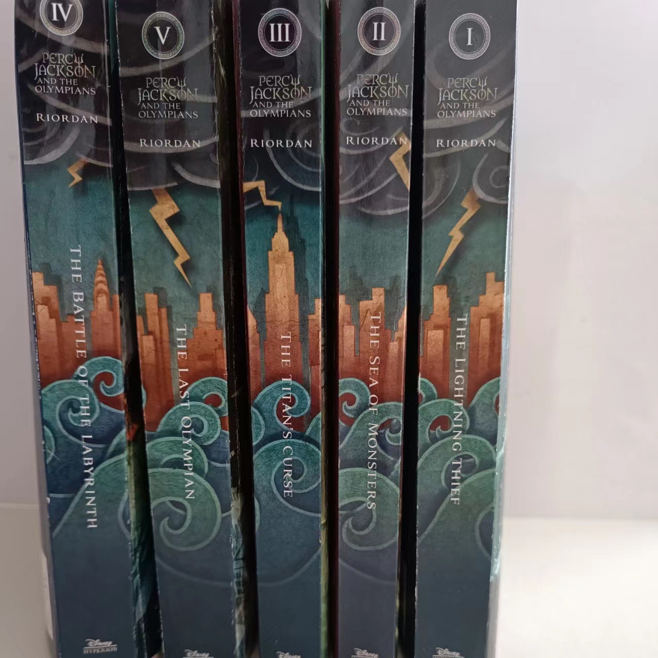 Percy Jackson boxed set Rick Riordan 5pcs | Daraz.lk
