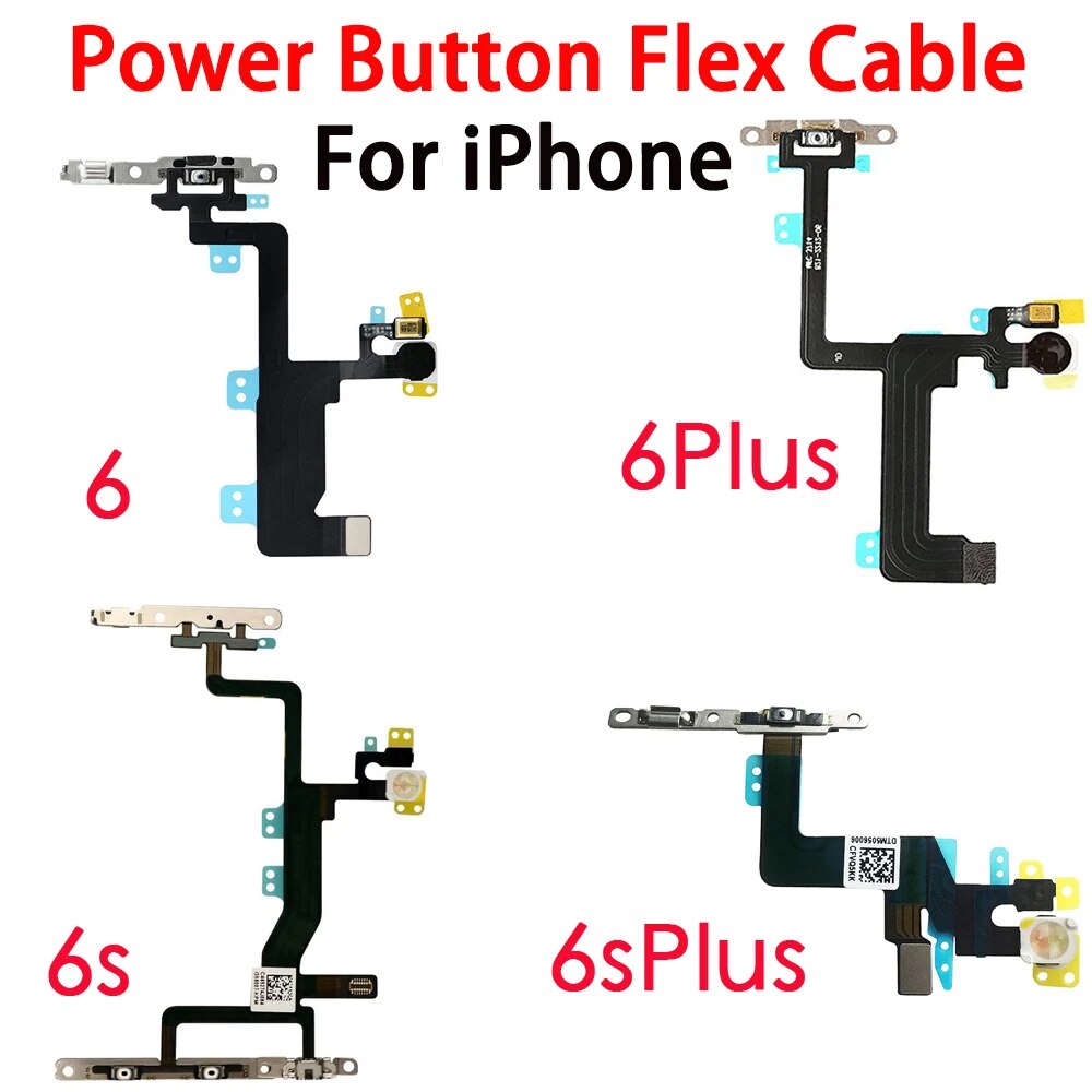 Switch Power Button And Flash Light Flex Cable With Brackets Pre ...