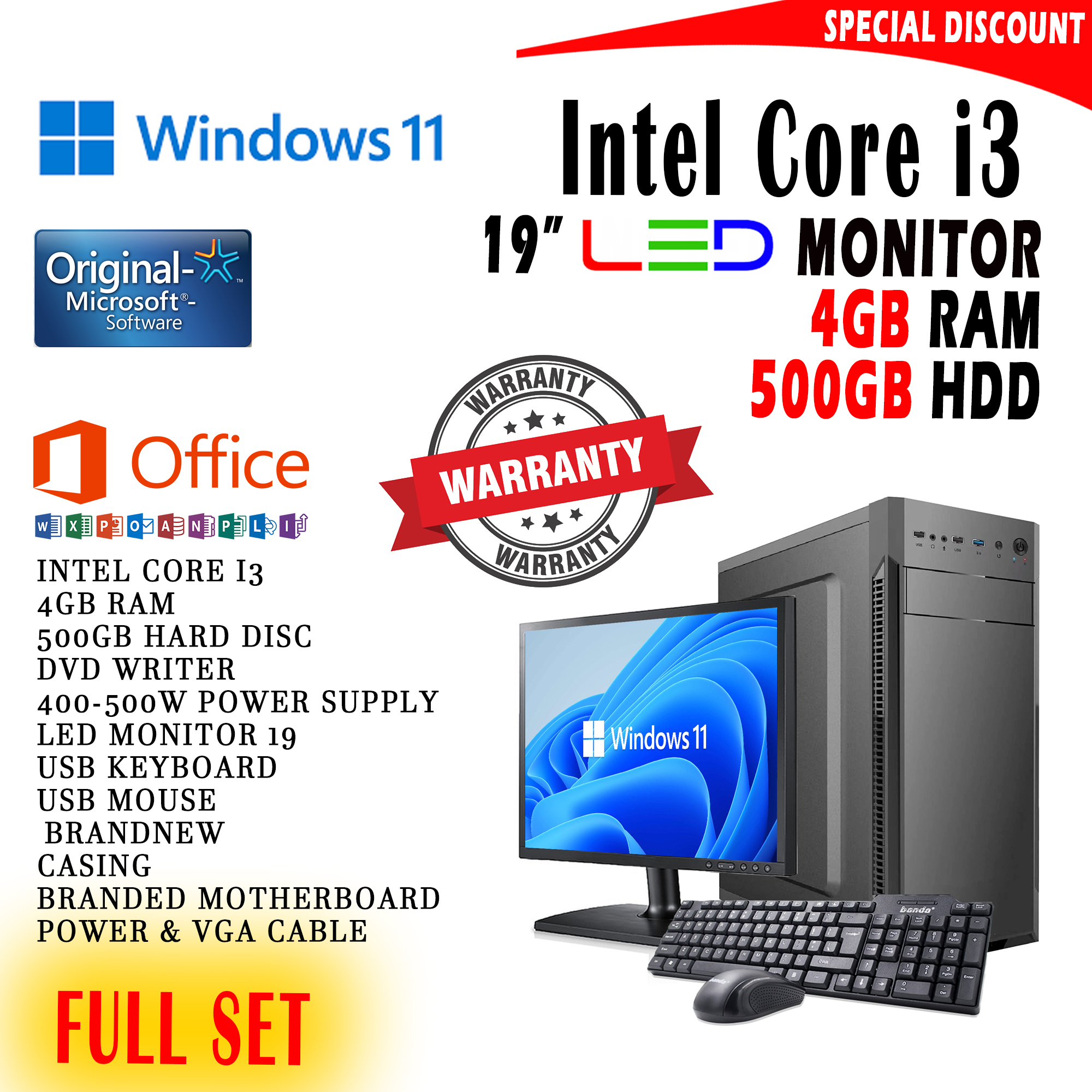 Core i3 H81 4TH GEN Desktop Computer 4GB / 8GB /16GB RAM 500GB | Daraz.lk