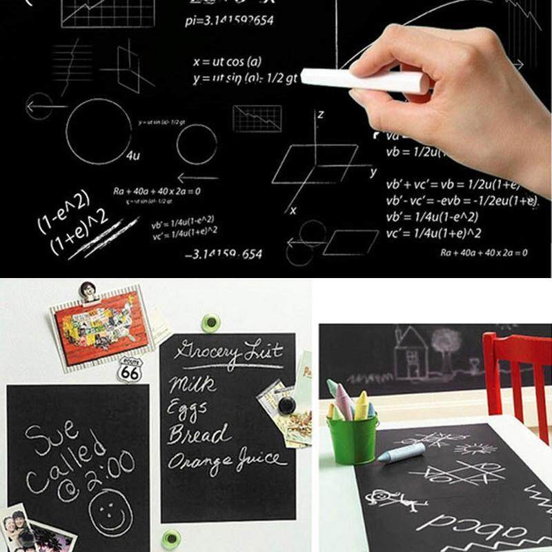 Panda Online 45x200CM Blackboard Chalkboard Wall Paper Decal Sticker ...