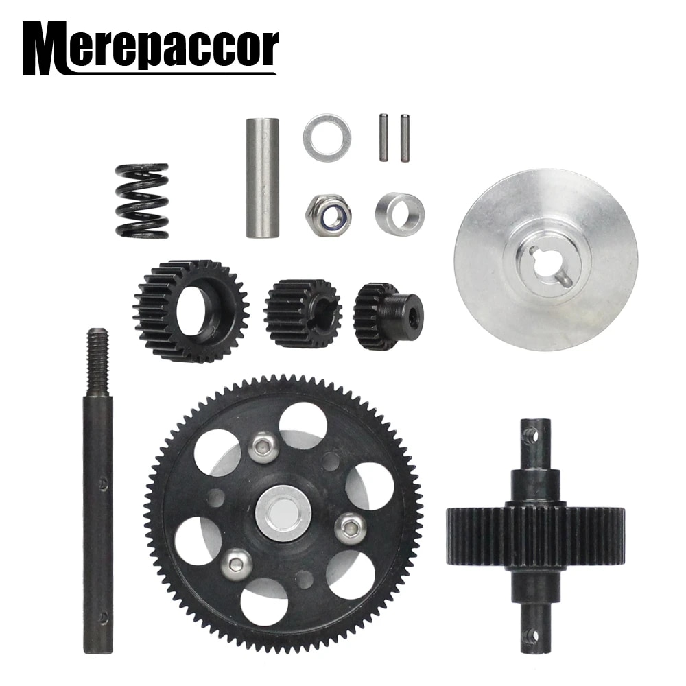 Reading Writing1:10 Rc Crawler Parts Steel Metal Transmission Gears Set ...