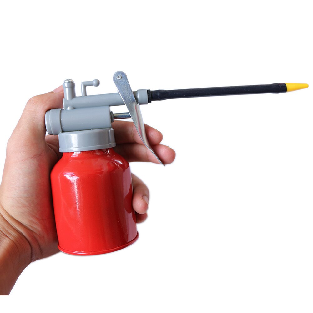 High Pressure Pump Action Oiler 250ml Lubrication Feed Oil Can Spray ...