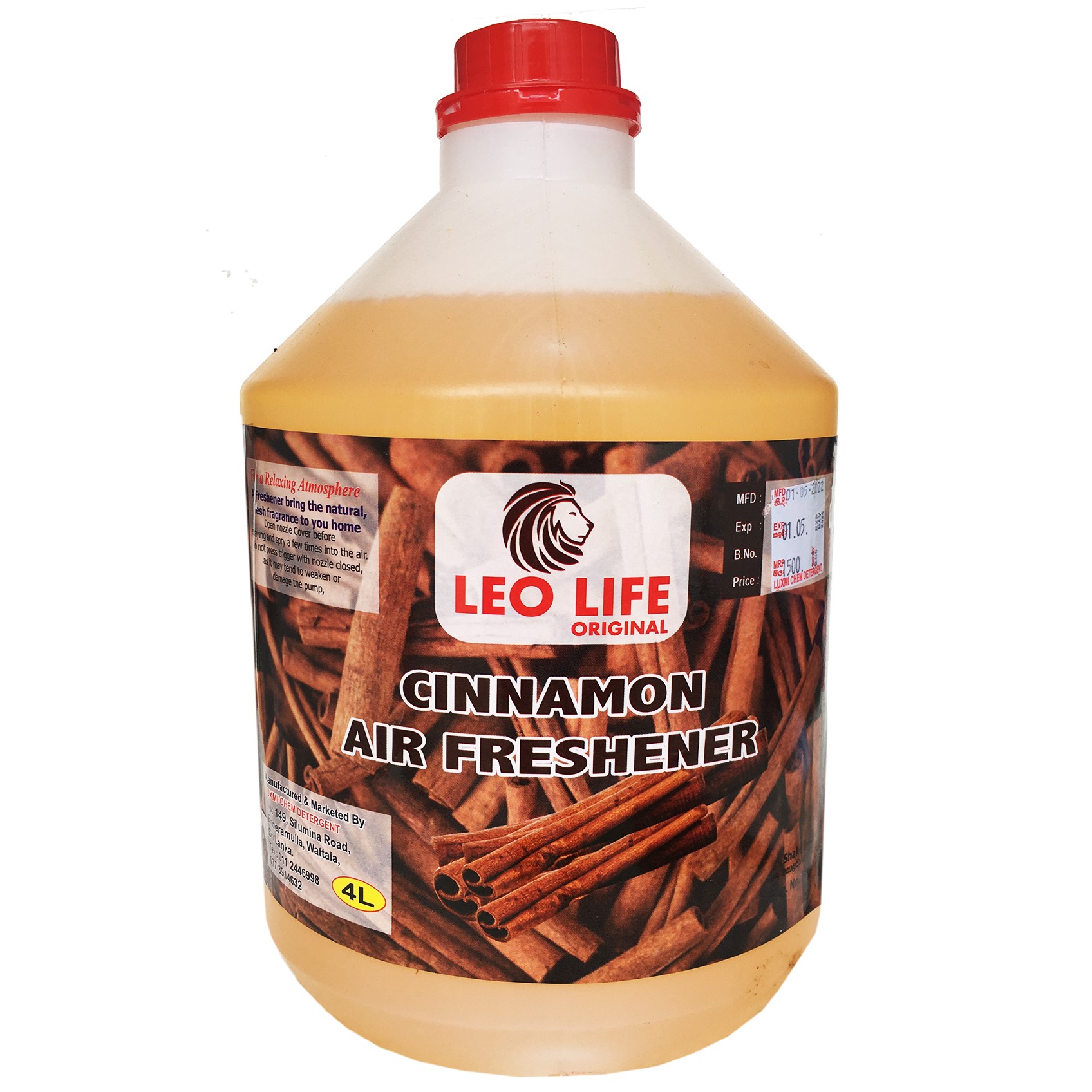 Perfume Flavoring Air Freshener LEO LIFE 4L Clean Scent Liquid Odor ...