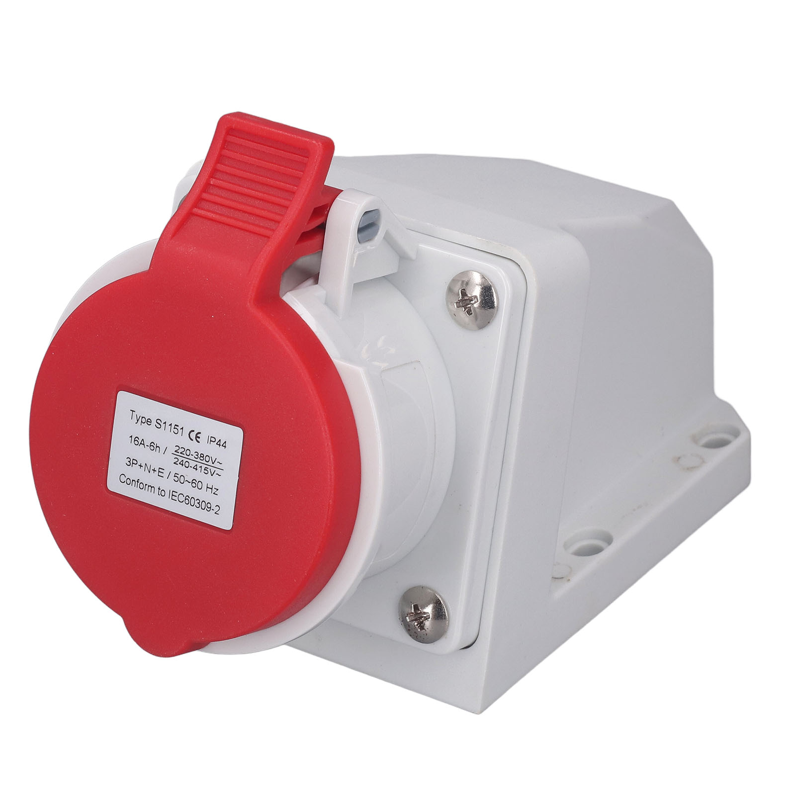 Surface Mount Power Socket 220-380V 240-415V Industrial Socket 5 Core ...