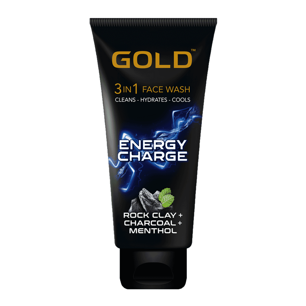 【The-Best】 Gold 3 In 1 Face Wash - Energy Charge - 50Ml | Lazada