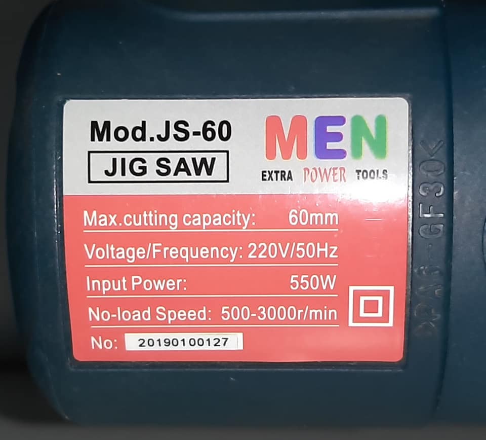 JIG SAW 60mm, Model No: JS-60 Brand: MEN | Daraz.lk