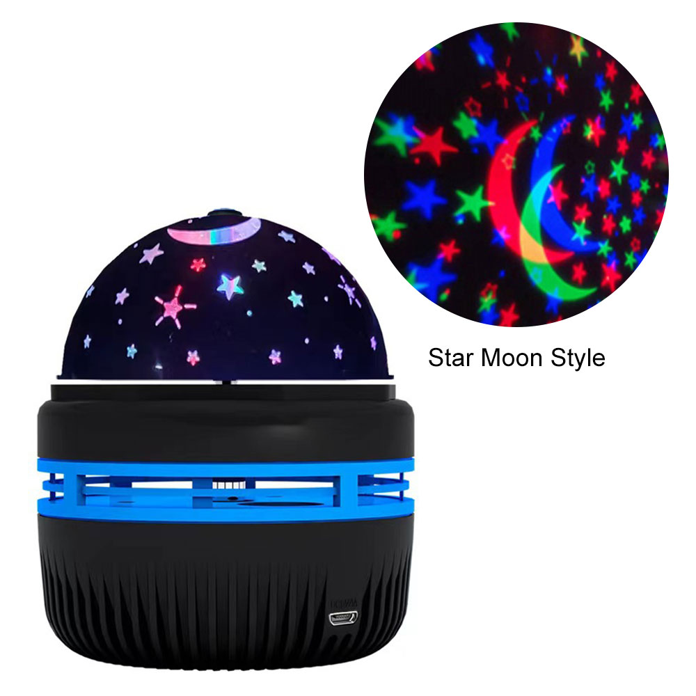 Colorful Starry Sky Projector Lamp Rotating Magic Ball Led Night Light ...