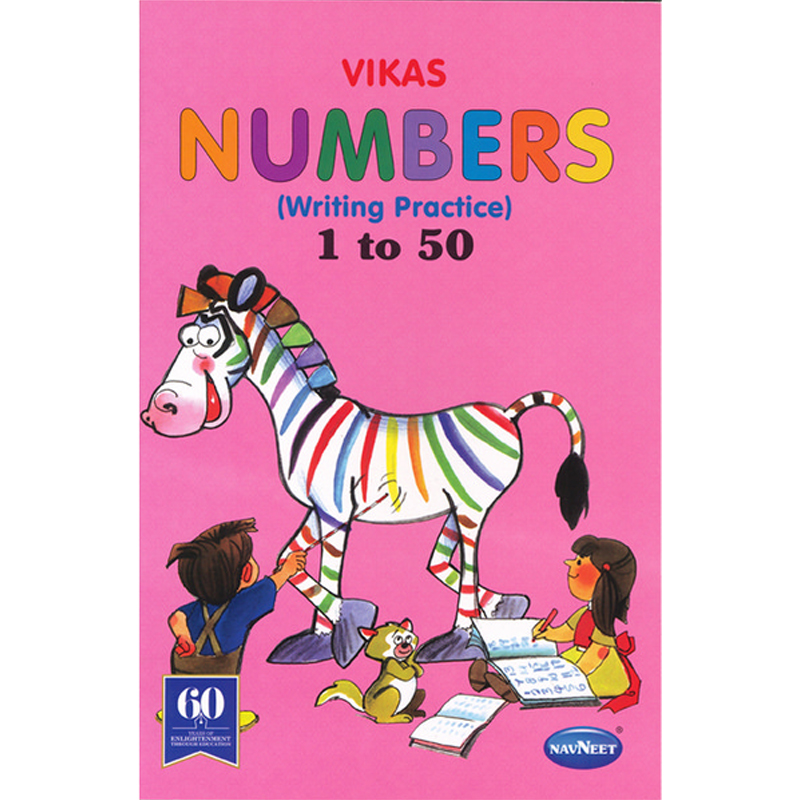 Vikas Numbers 1 50 : Writing Practice | Daraz.lk
