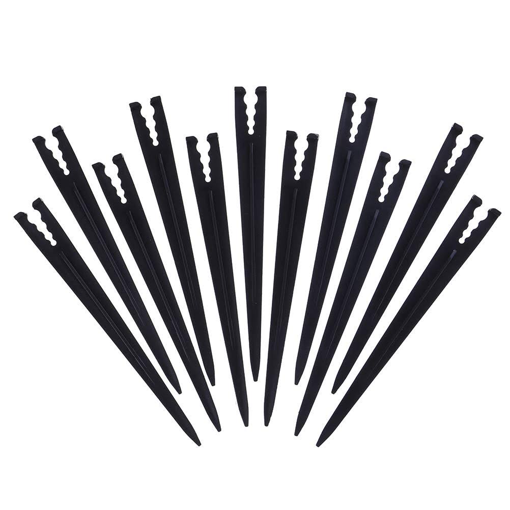 Anchor Irrigation Drip Support Stakes ABS Plastic Water Flow Hold ...