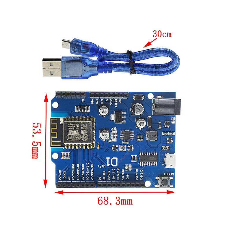 1set Uno R3 Official Box Atmega16u2 Uno Wifi R3 Mega328p Chip Ch340g