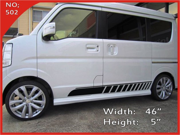 Car Side Body Stickers Van Buddy Van WagonR Mini Car Hybrid Car Sports ...