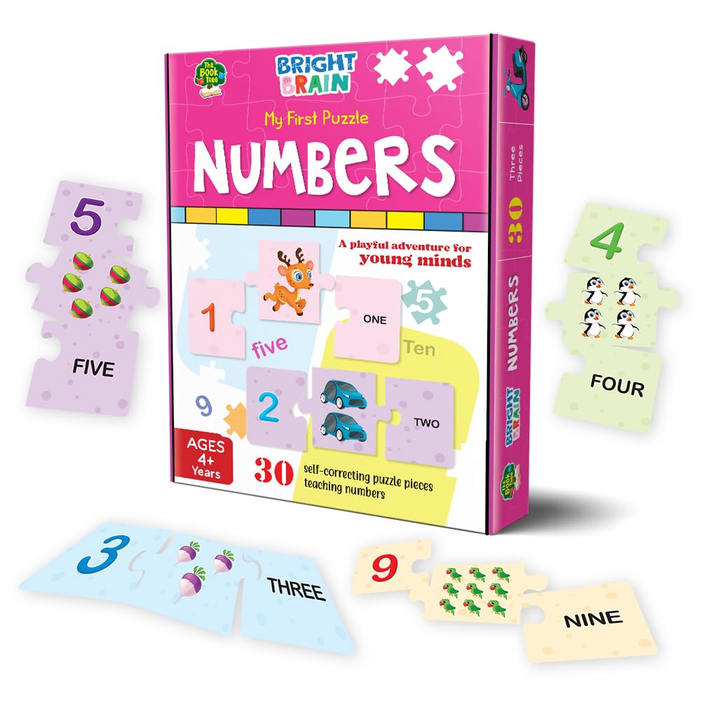 Bright Brain - Numbers 30 Piece Jigsaw Puzzle | Daraz.lk