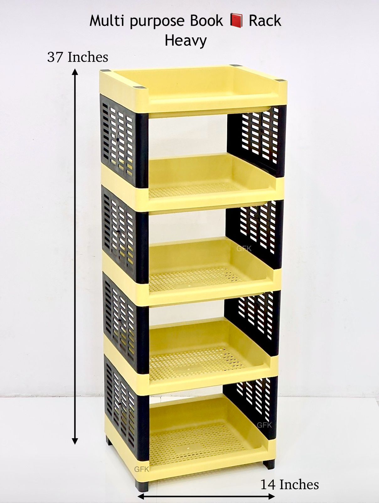 Plastic Book Storage Display Rack Shelf Cabinet Unit Organizer ...