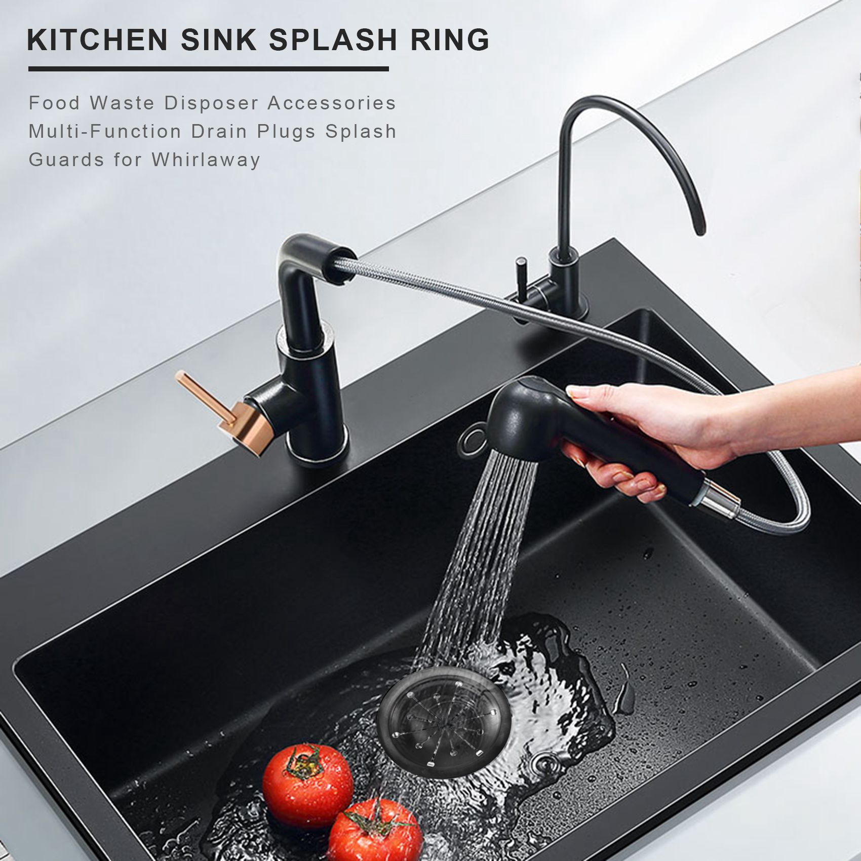 Food Waste Disposer Accessories Multi-Function Drain Plugs Splash ...