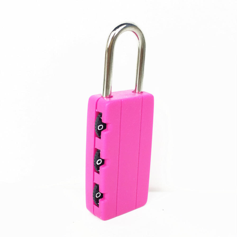 Trolley Box Small Lock Head Plastic Password Lock Small Padlock Cartoon ...
