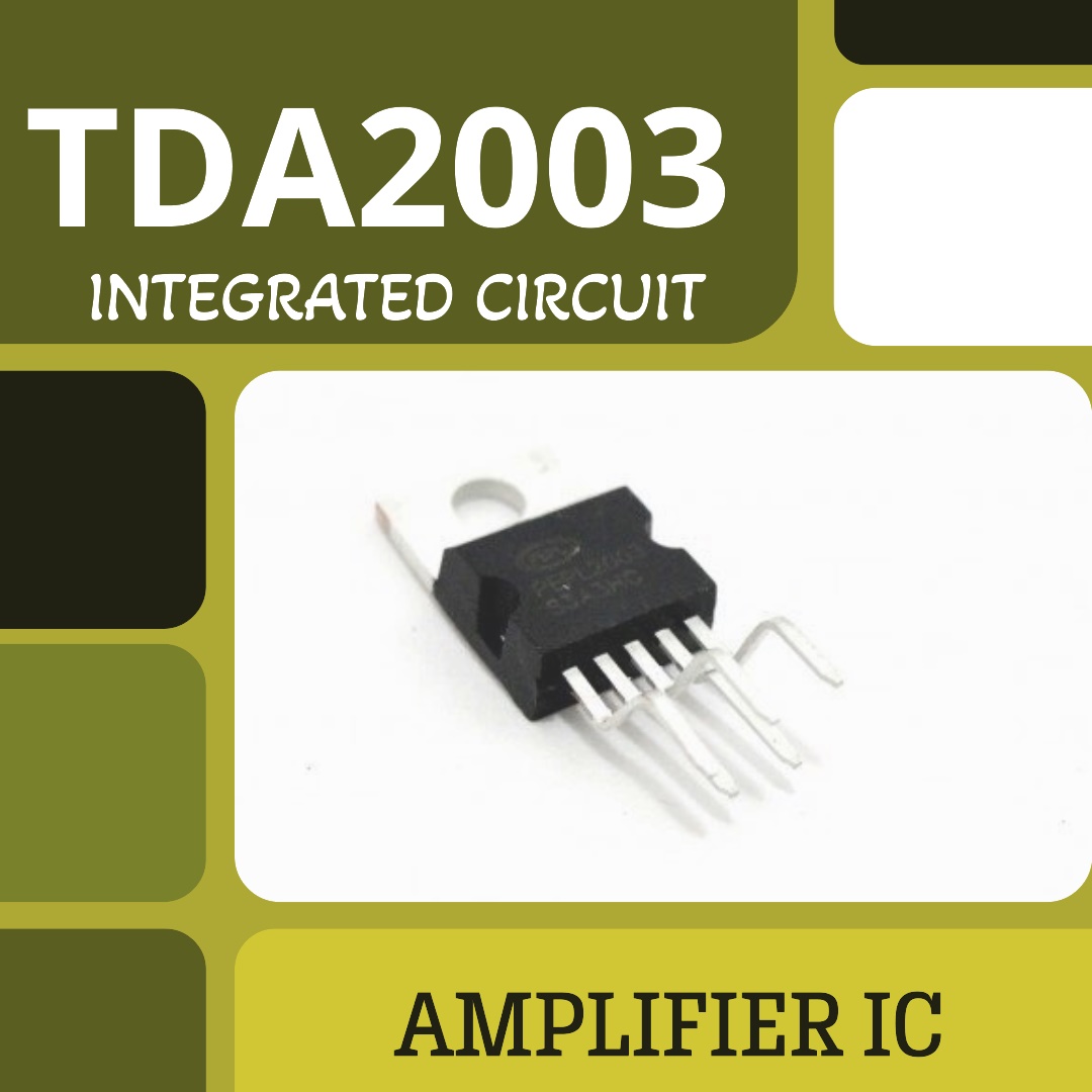 TDA2003 TDA 2003 10W Audio Amplifier IC for a DIY electronic circuit stereo amp 10W Audio ...