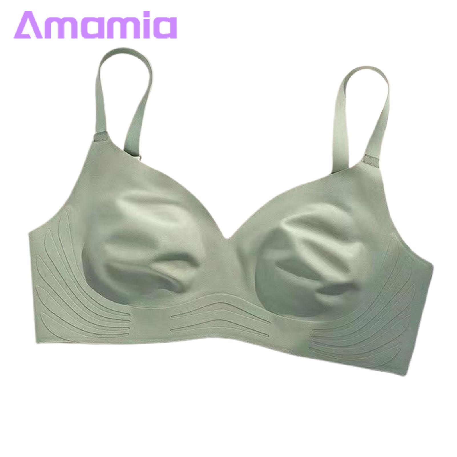 Amamia Lady Brassiere Padded Seamless Beauty Back Women Underwear ...