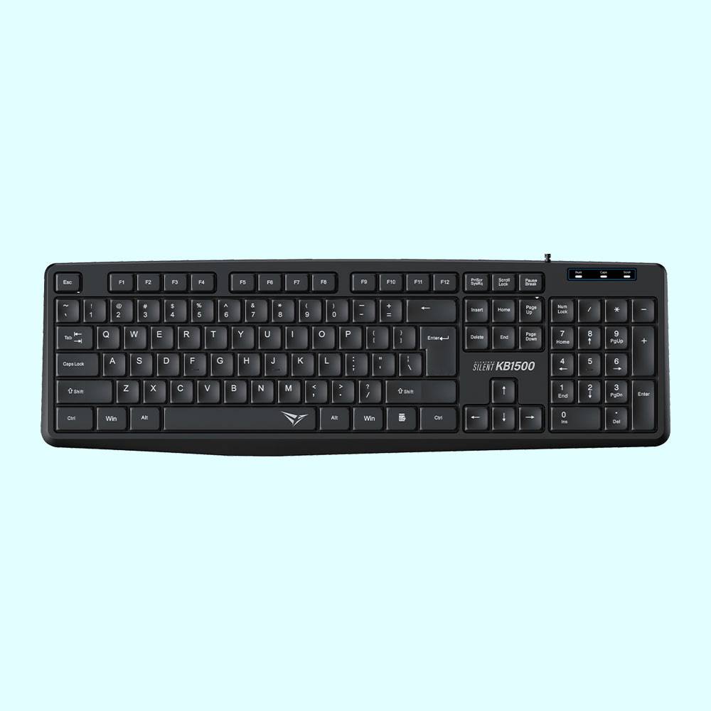 ALCATROZ KB1500 SILENT MULTIMEDIA USB WIRED KEYBOARD | Daraz.lk