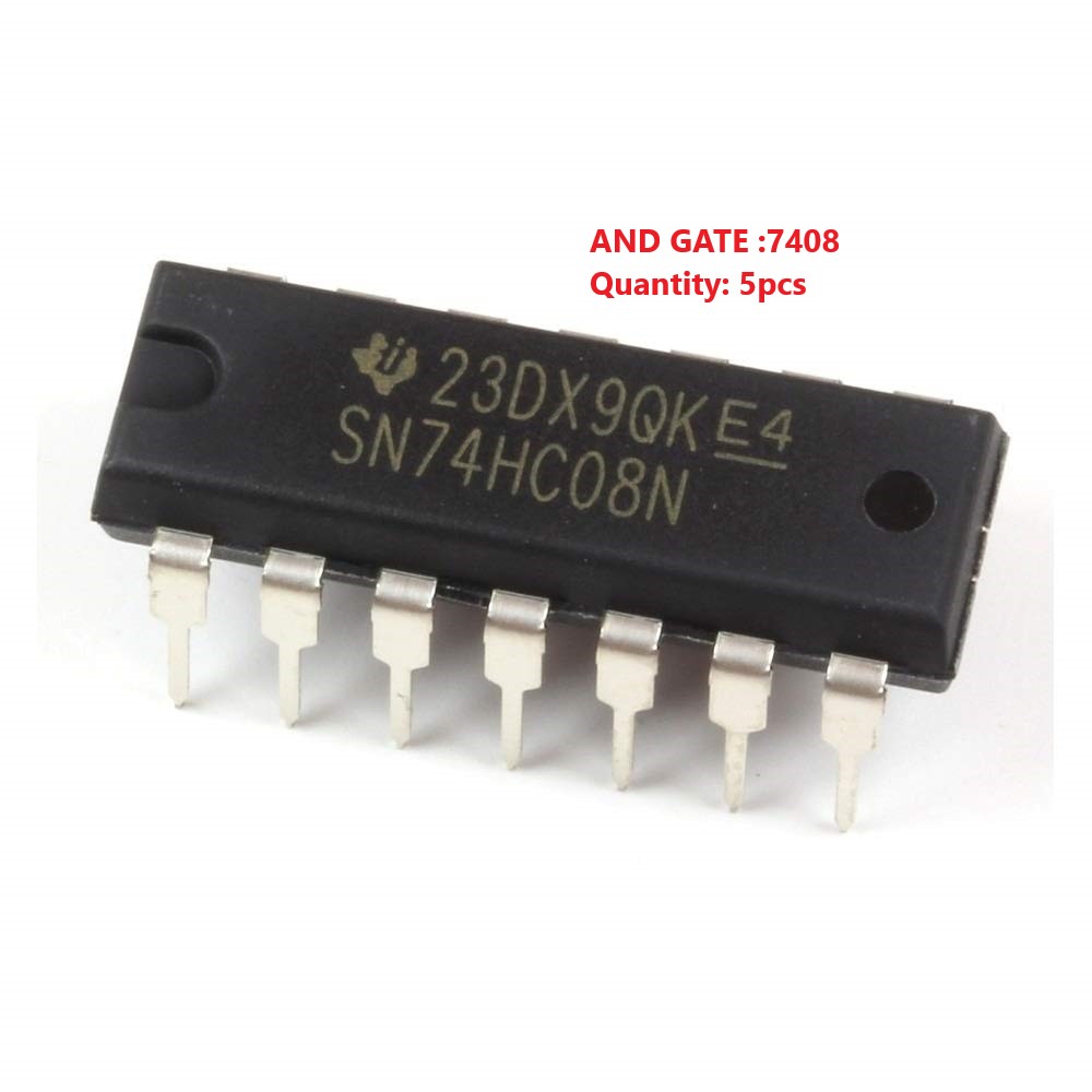 5 pcs of SN74HC08N IC | Daraz.lk
