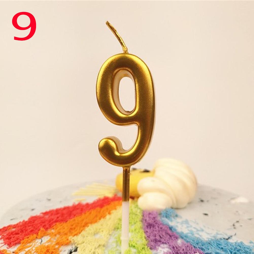 Number Candle gold, Birthday Party Candle, Gold Candle | Daraz.lk