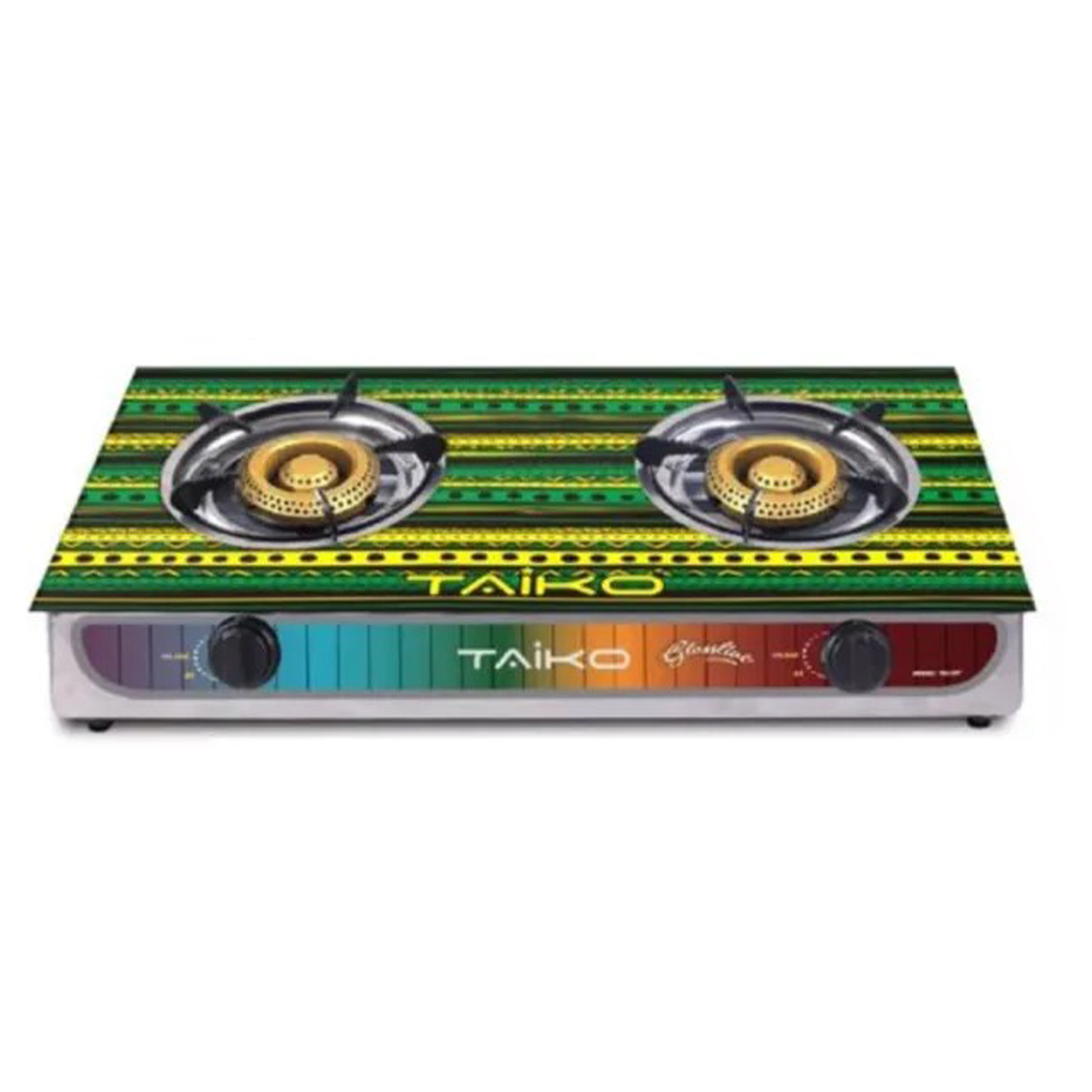 TAIKO 2 Burner Glass Top Gas Cooker with Free Taiko L.P Gas Regulator ...