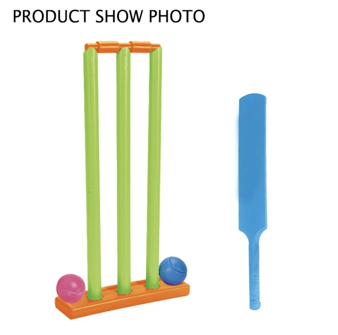 Plastic Cricket Bat set with stumps | Daraz.lk