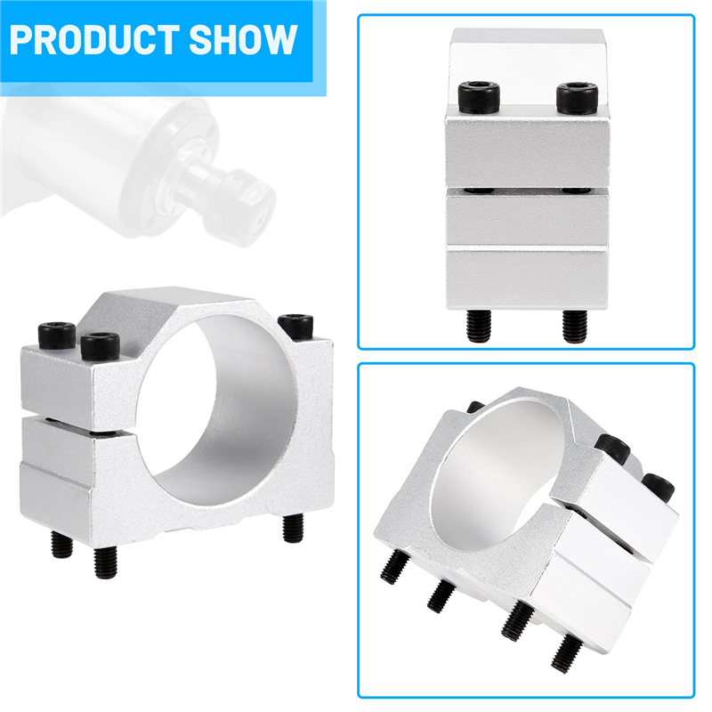 1Pcs Spindle CNC Milling Machine Motor with 4 Screws Spindle Clamp ...