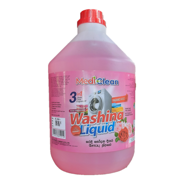 MEDI CLEAN Liquid Laundry Detergent - Rose - 4L | Daraz.lk