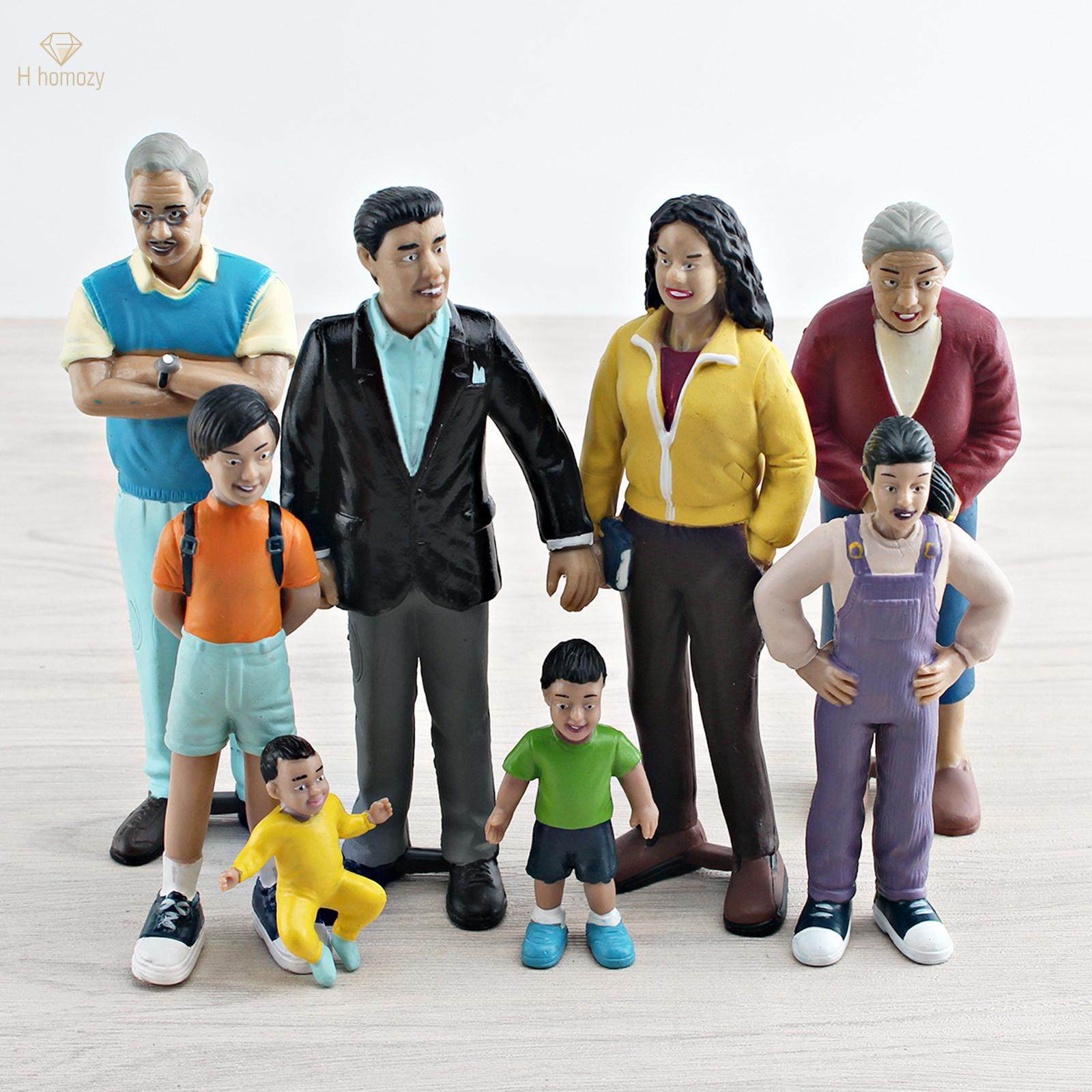 Miniature People Figurine DIY Projects Handpainted Diorama Decoration ...