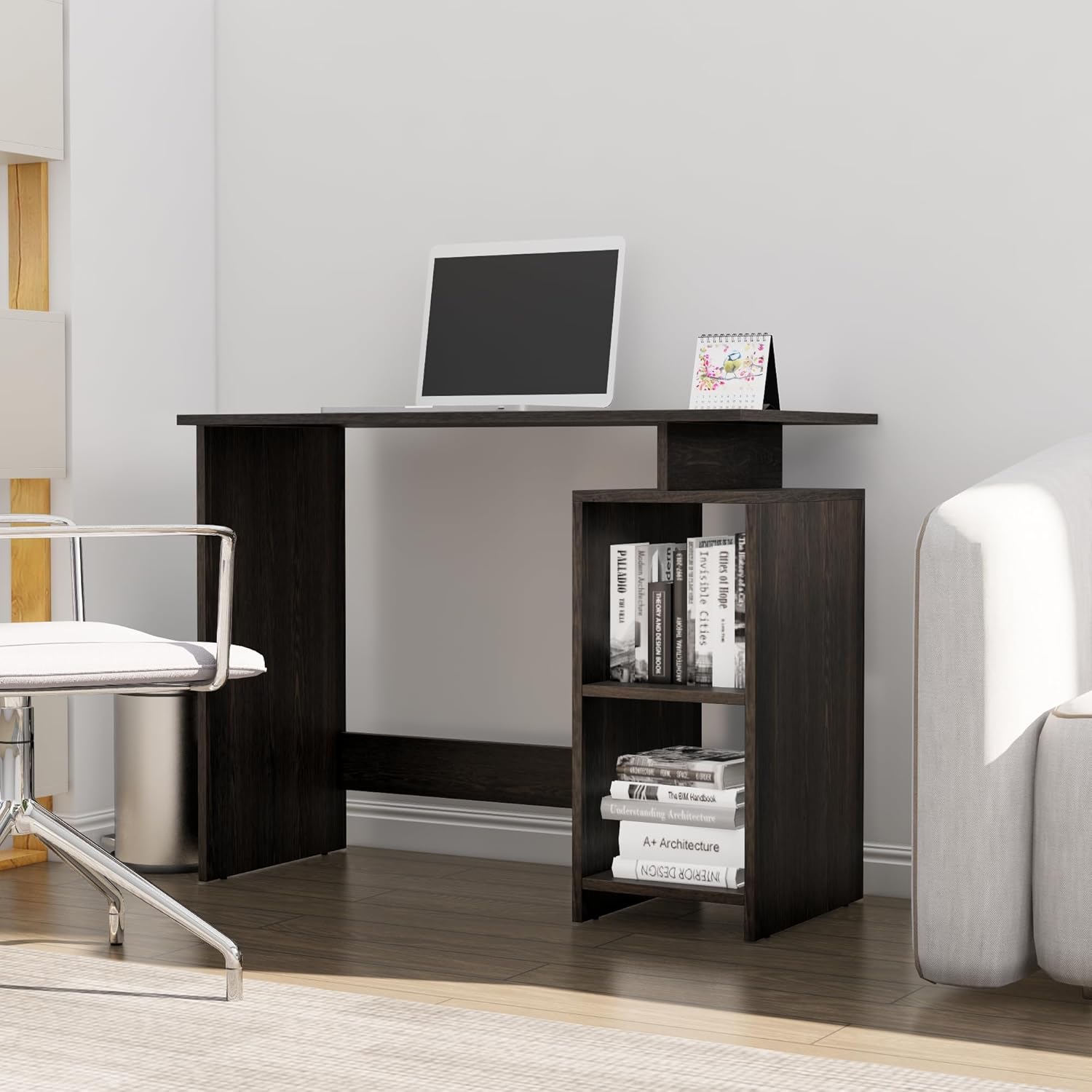 VTEC Home Study Table- WT 760 / Study Desk with 2 Tier Bottom Storage ...