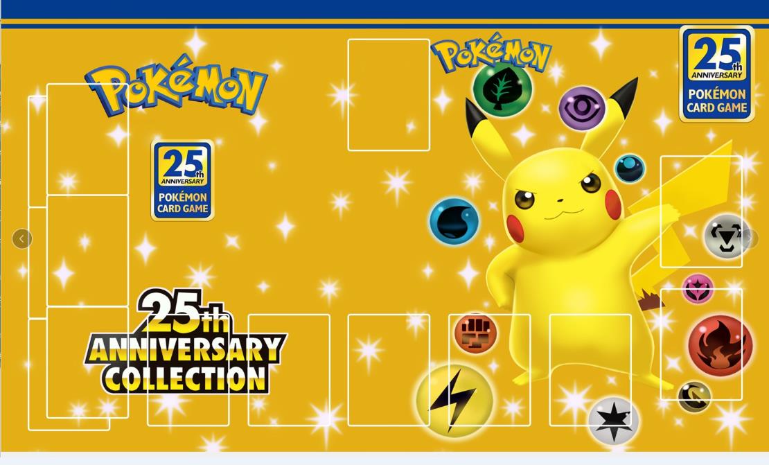 【Serendipity party】Pokemon Ptcg Dedicated Card Play Table Mat Pikachu ...