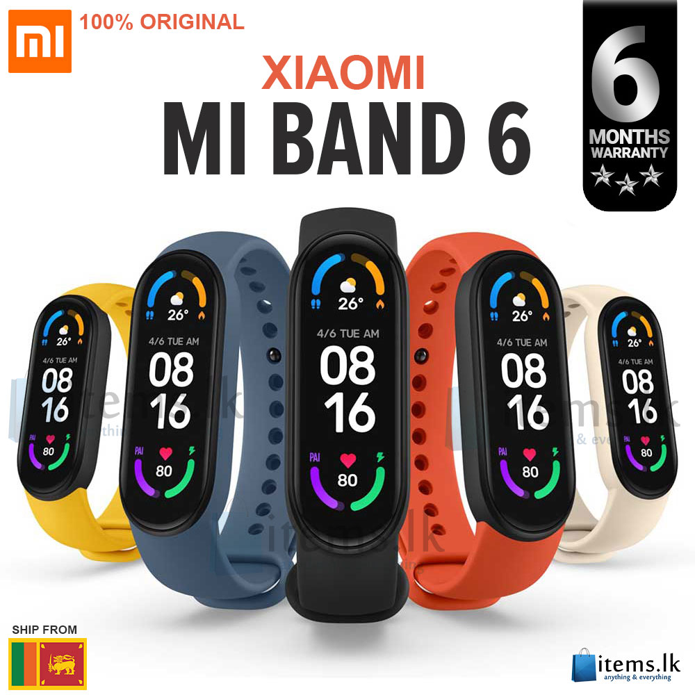 Xiaomi OriginaI Mi Band 6 Smart Bracelet 1.56'' AMOLED Screen Miband 6 ...