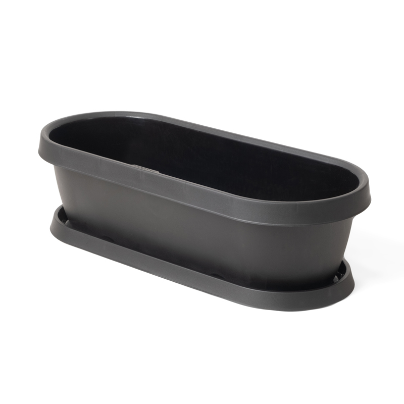 Plastic Flower Pot and Tray | High Quality Long Pot | Modern Flower Pot ...