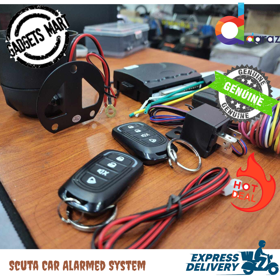 Scuta Car Alarmed System With Remote Keys | Daraz.lk