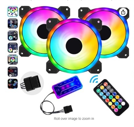 Rotanium RGB Fan Kit | Daraz.lk