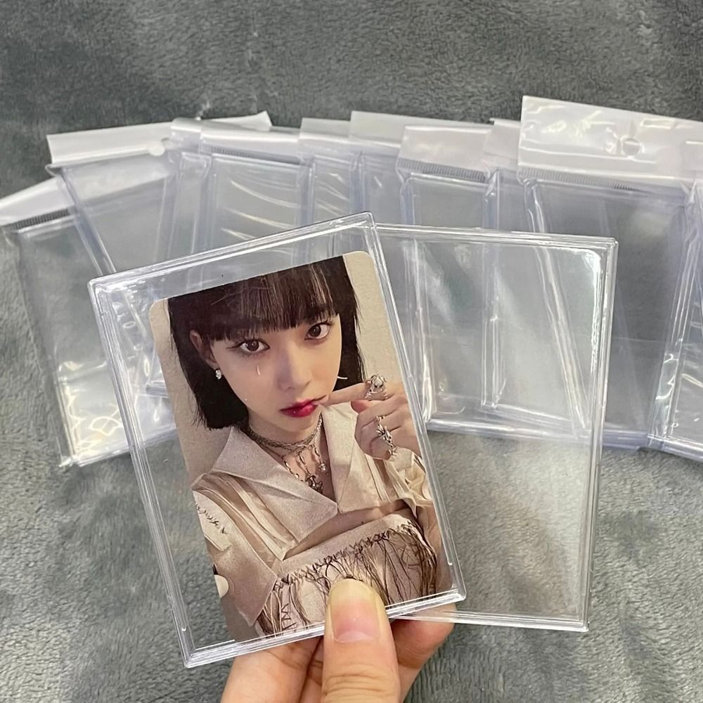 Idol Small Card Acrylic Shell Card Brick Transparent Cards Sleeves Card ...