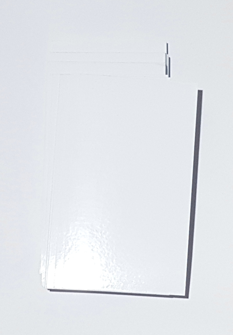 Blank White Sticker Paper Self Adhesive 100 sheets | Daraz.lk