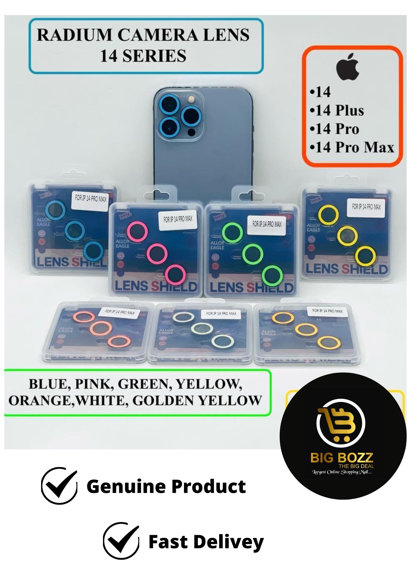 🔥Radium Camera Lens (14 Series)🔥 | Daraz.lk