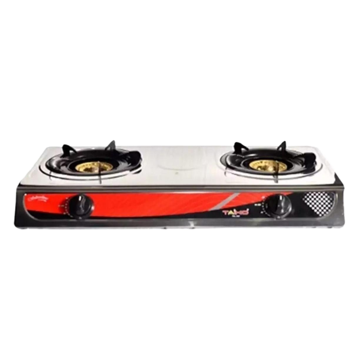 Double Gas Taiko LPG Stove, Silver Body,Easy Control Knobs. | Daraz.lk