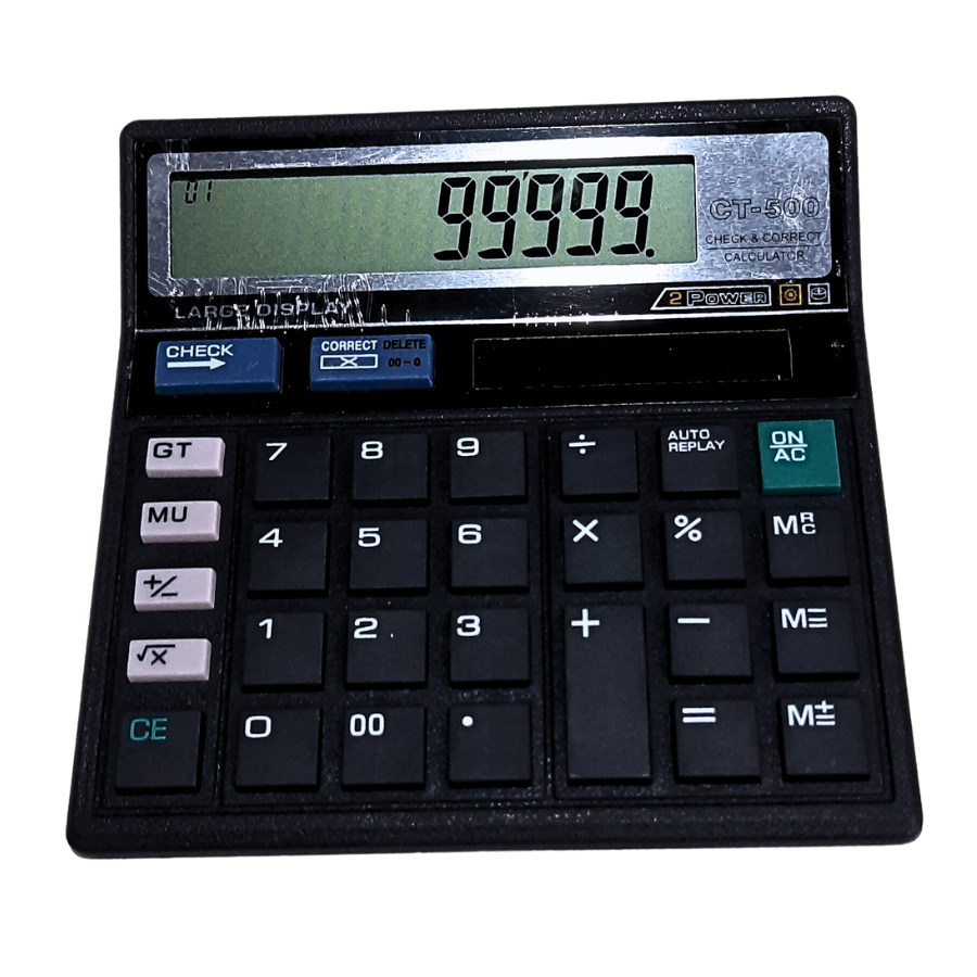Micro HumanTech Calculator CT-500/ Solar Power | Daraz.lk