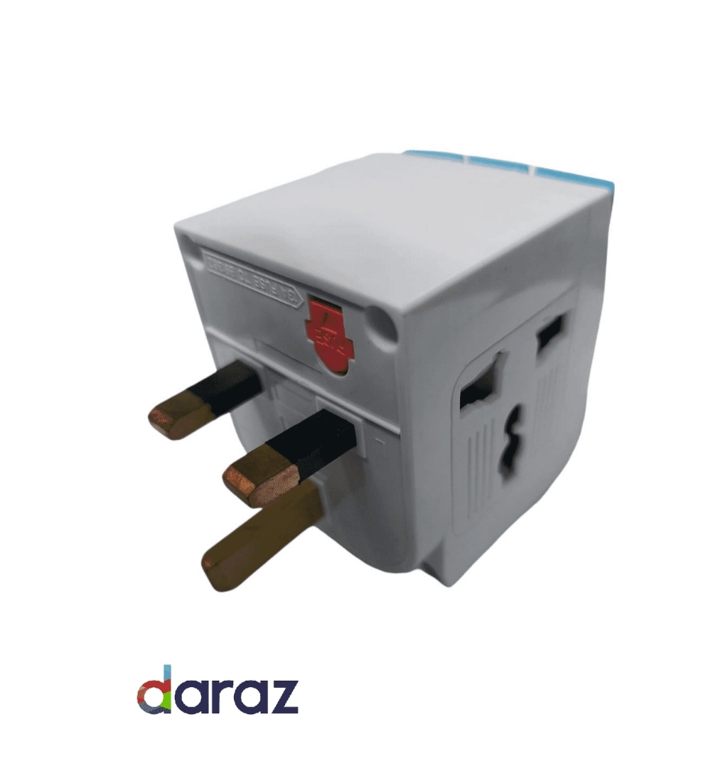 Multi Plug - Multi Socket (13A Flat Pin 5A Round Pin) Universal Plug ...