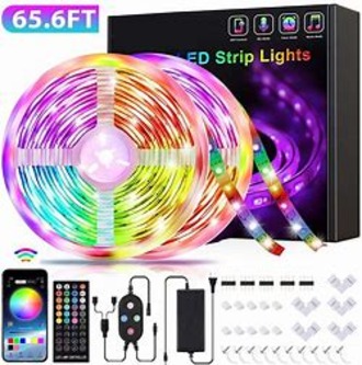 1m 10m Led Strip Lights with 44 Key Remote Control 5050 RGB Tape Led ...