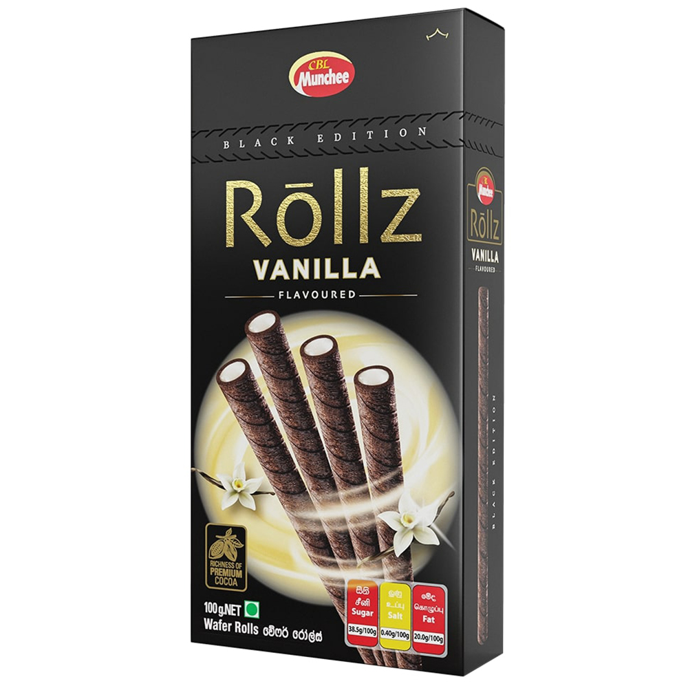 Munchee Rollz Vanilla 100g