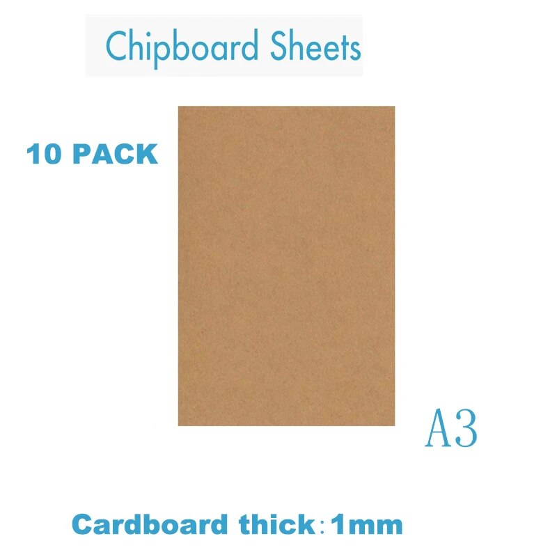 A4 A3 Chipboard Sheets Brown Kraft Cardboard for Scrapbooking Picture ...