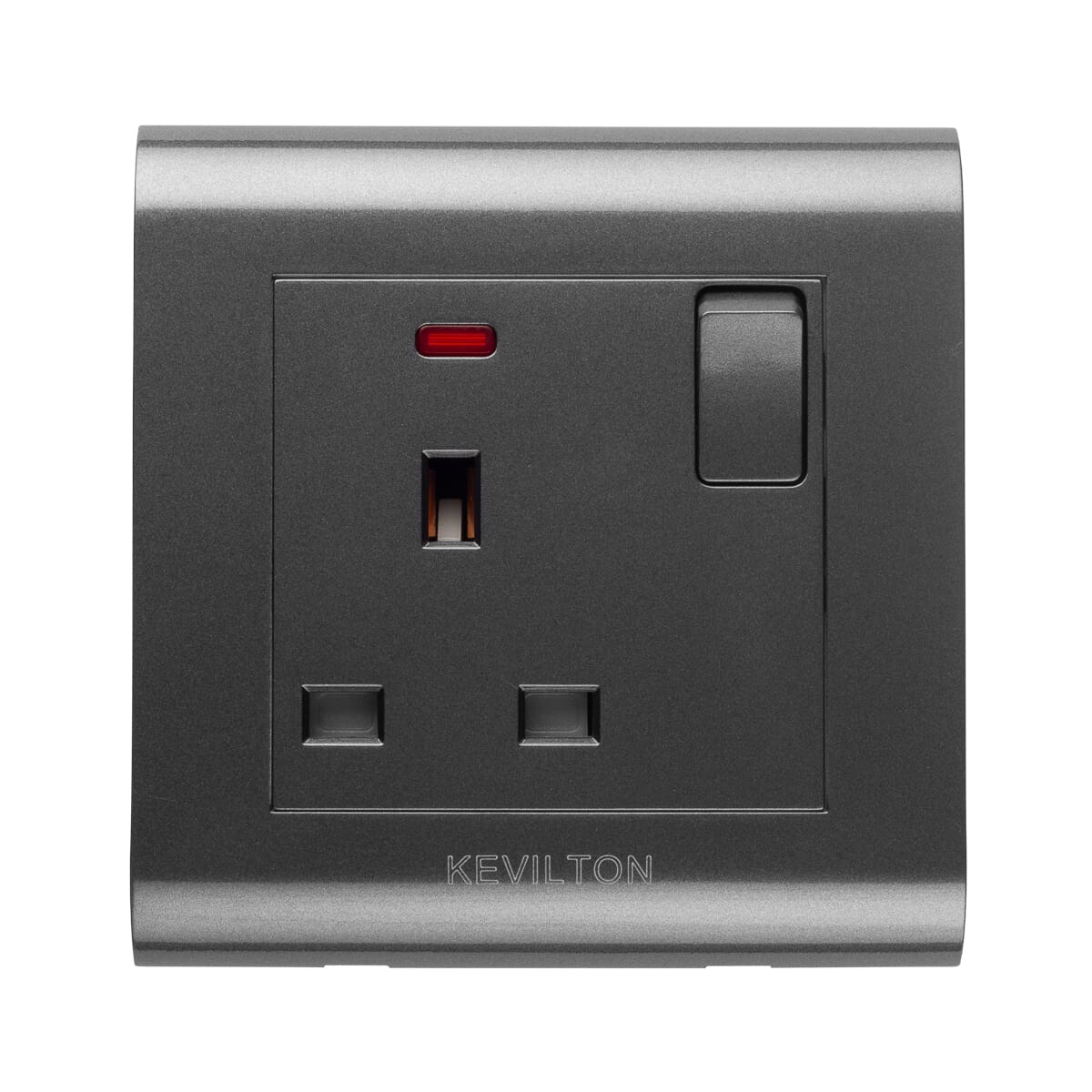 Modular Black 13 Amp Socket Outlet with Neon | Daraz.lk
