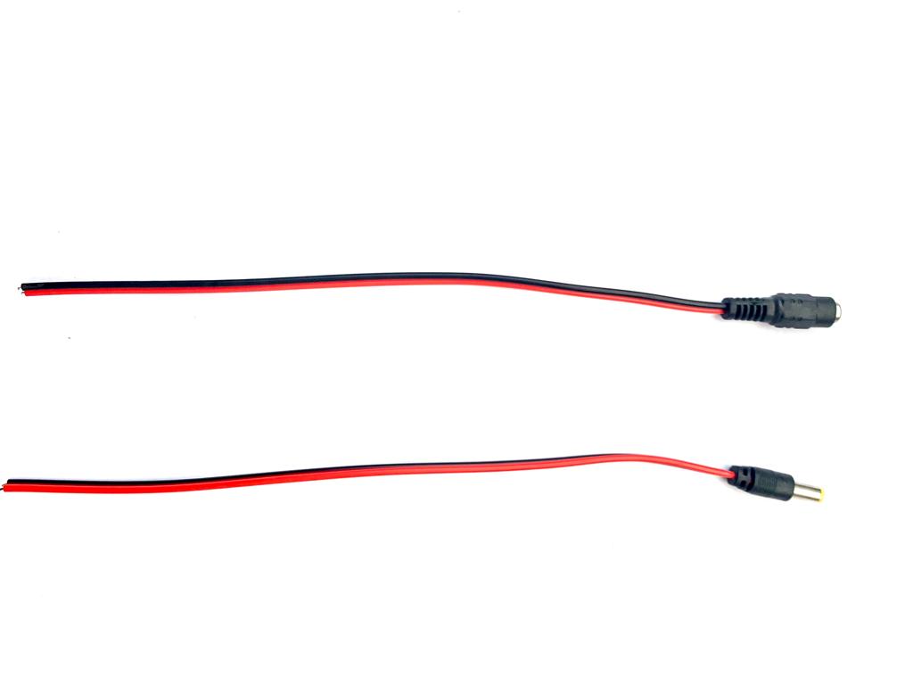 DC Power jack male & female socket with wire | Daraz.lk