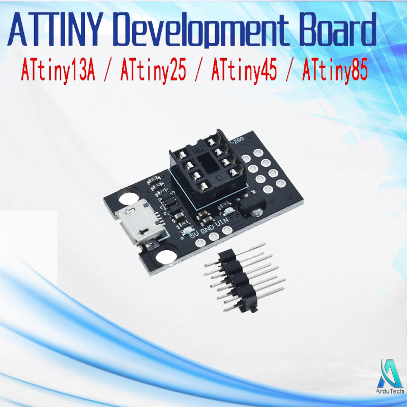 ATTINY Pluggable Development Board For Arduino ATtiny13A / ATtiny25 ...