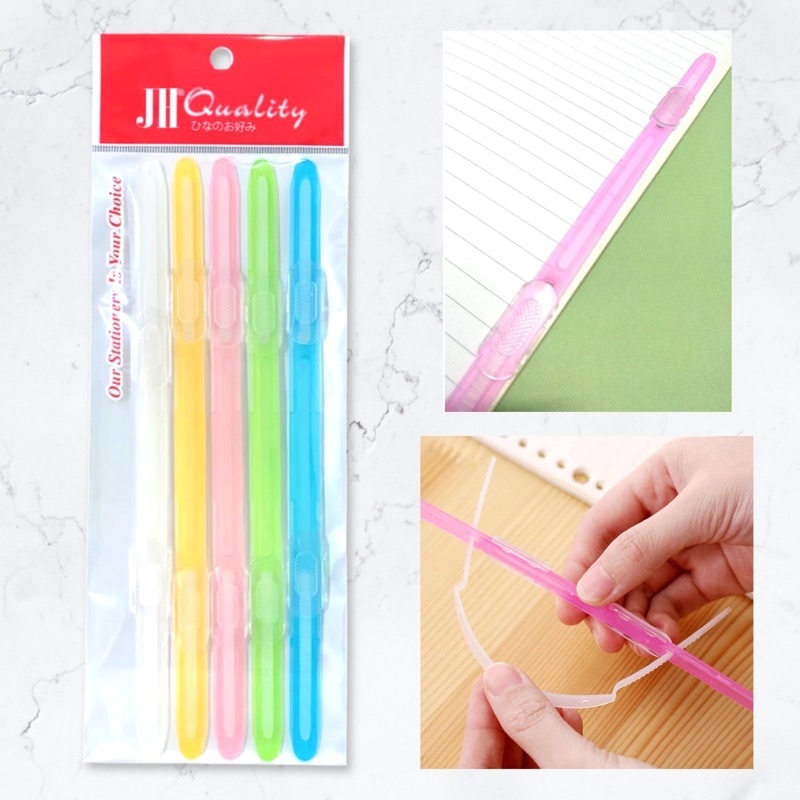 B&S JH Quality Colour Jumbo Paper Fastener Plastic Flat File Clip ...