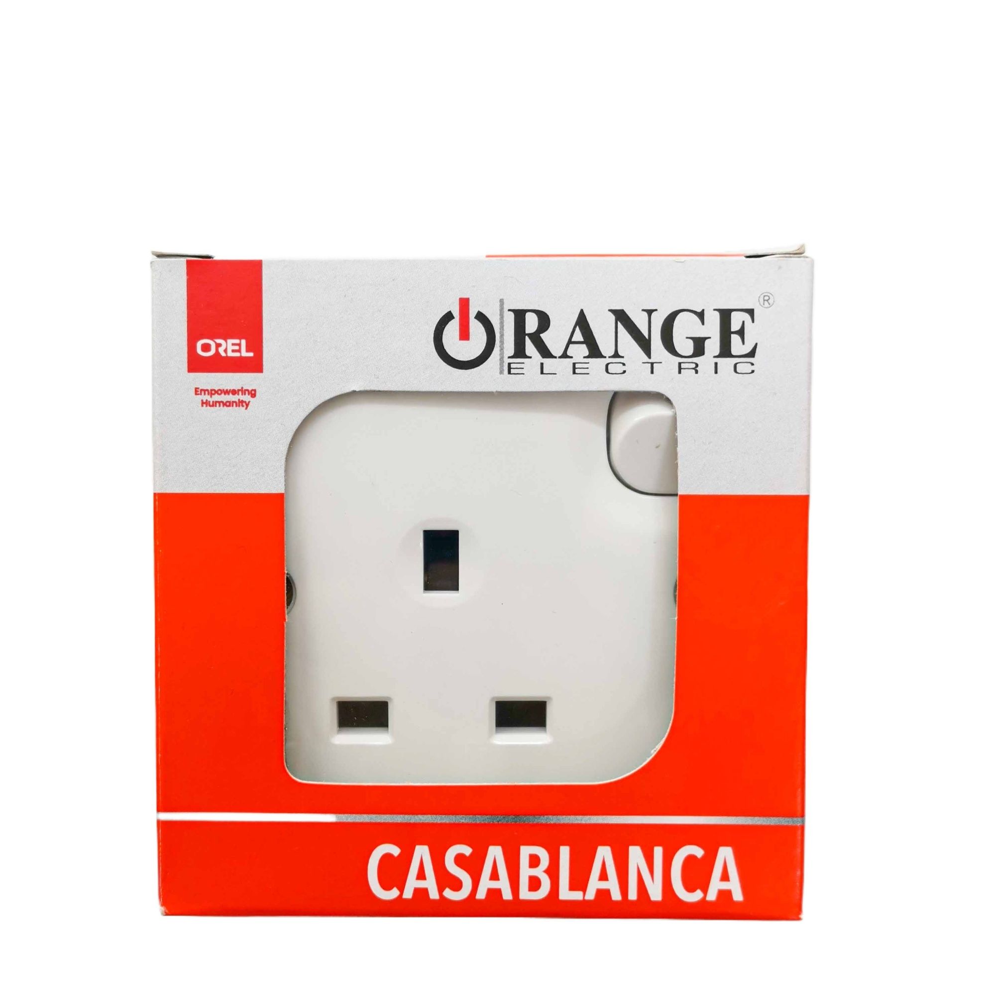 Orange Casablanca X5 13A / AMP Switched Socket Outlet , 13A Plug Base ...